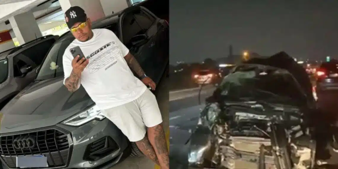 MC perde controle do carro, ‘voa’ pelo teto e morre em grave acidente ...